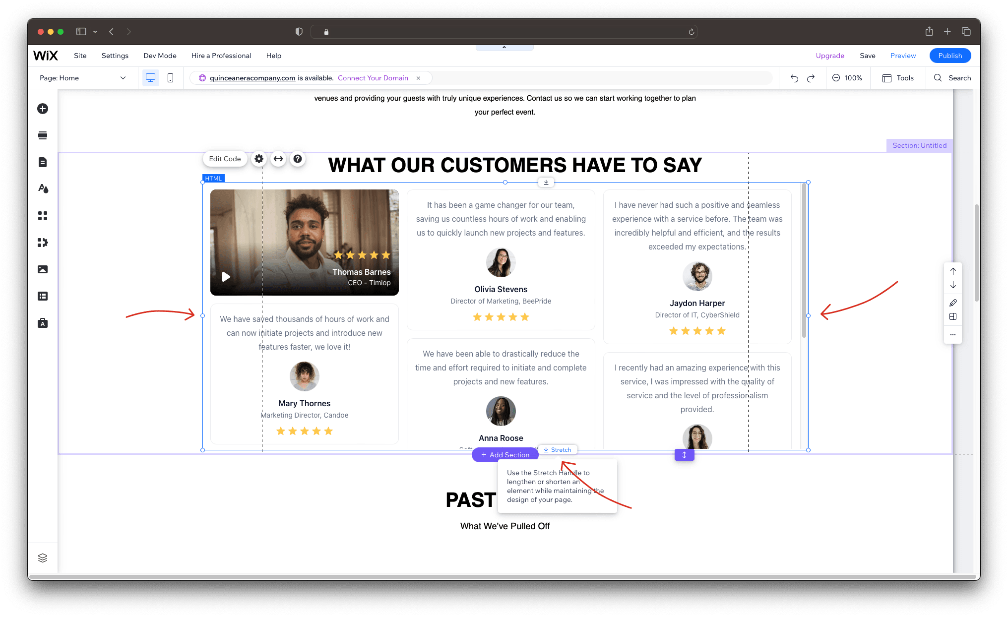 How to Add Testimonials to Your Wix Website
